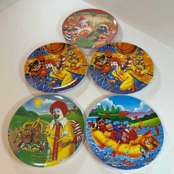 Dining | Vintage Mcdonalds Plates | Poshmark